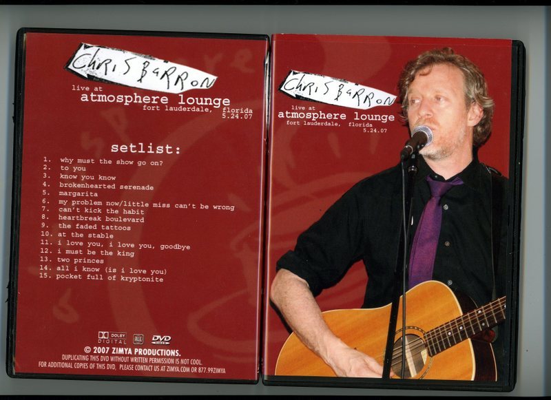 Chris Barron Solo Discography – Spin Doctors Archive